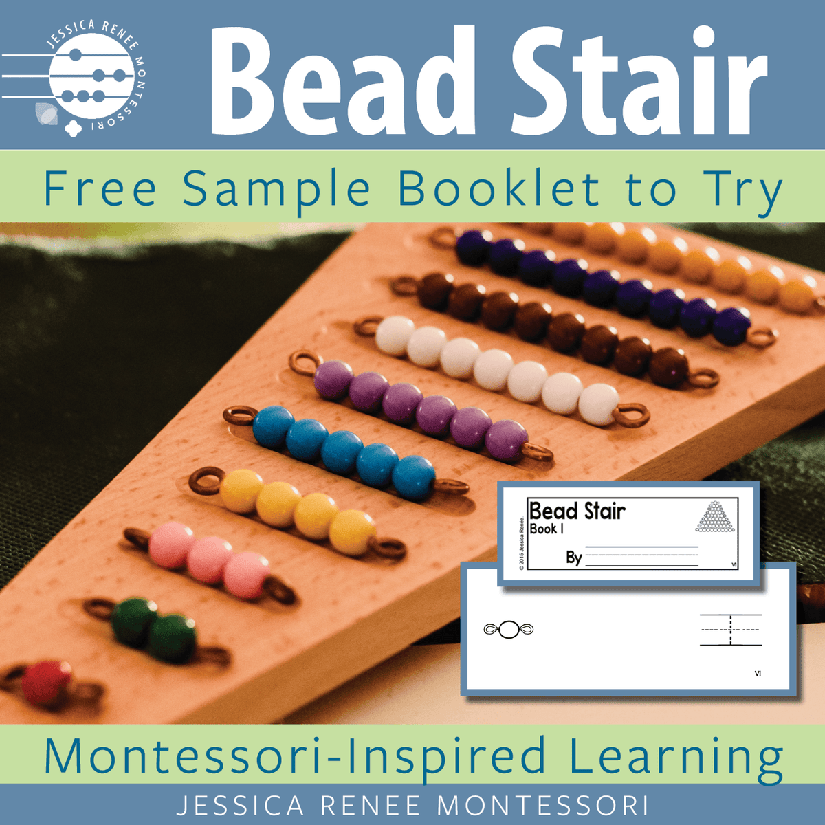 Montessori Math Bead Stair Booklet Free Sample – JRMontessori
