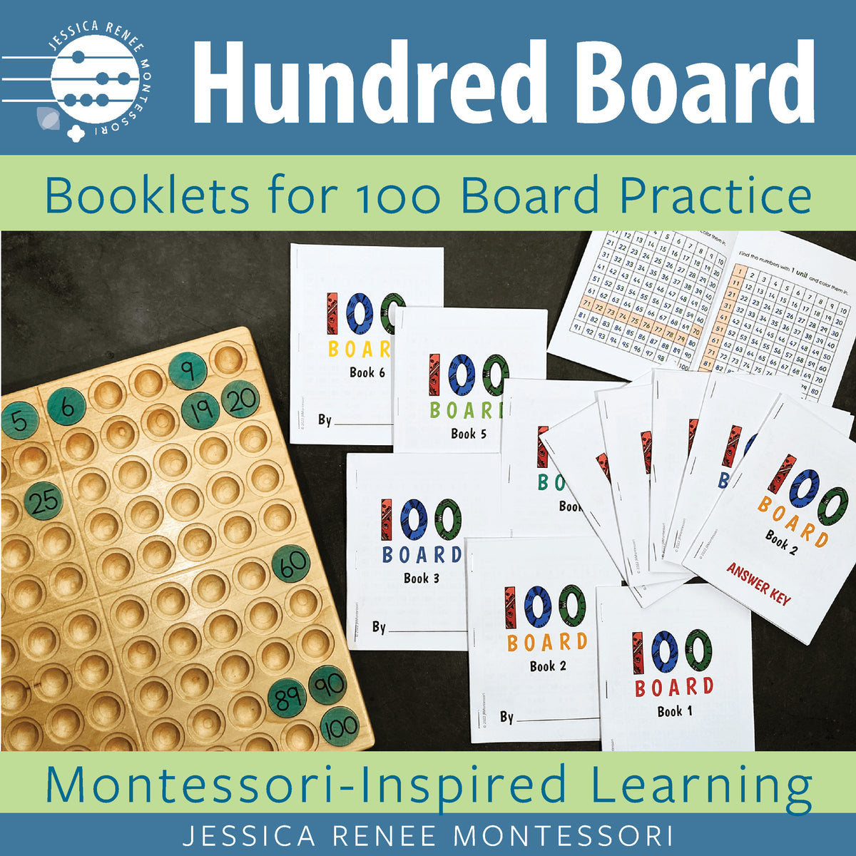 Montessori Math Hundred Board Booklets – JRMontessori