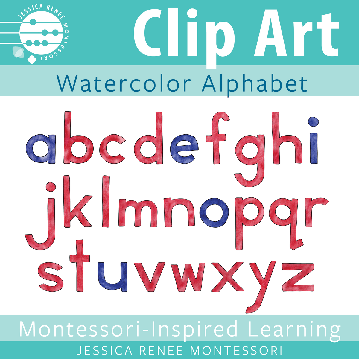 Montessori Moveable Alphabet Clip Art – JRMontessori