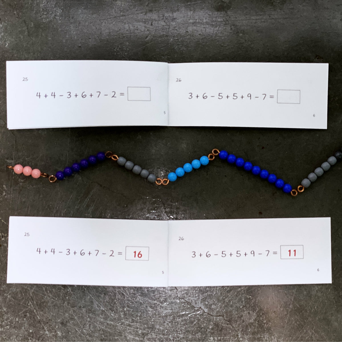 Montessori Math Snake Game Bundle: Addition & Subtraction Facts, Perfe ...