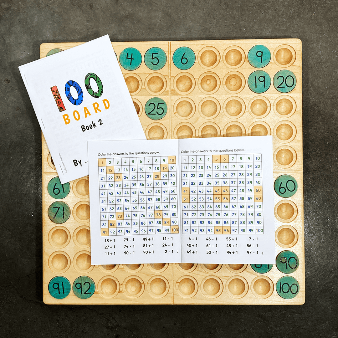 Montessori Math Hundred Board Booklets – JRMontessori