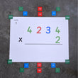 Montessori Math 4-Digit Stamp Game Multiplication with Large Cards ...