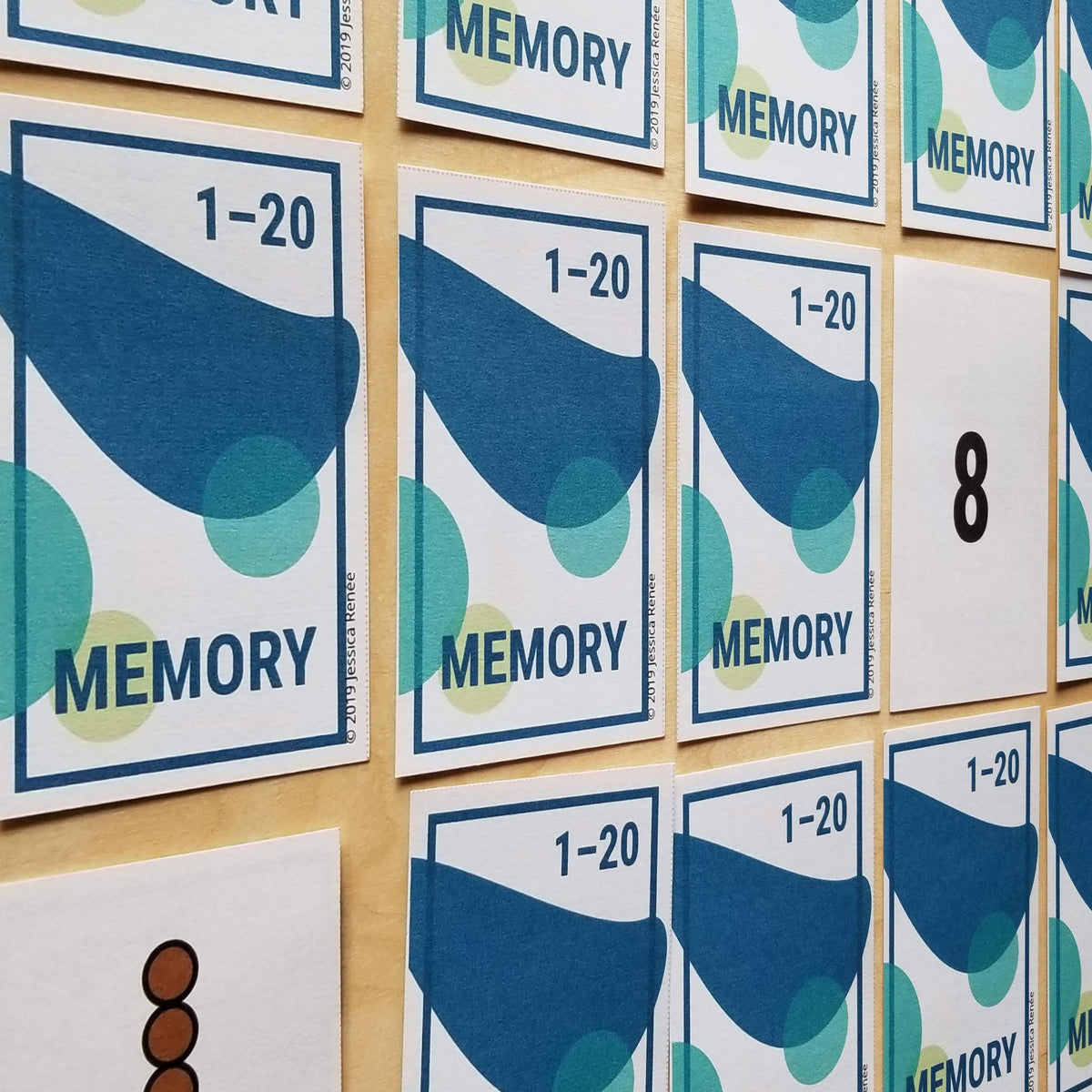 Montessori Math Memory Game: Beads and Numerals for 1–20 – JRMontessori