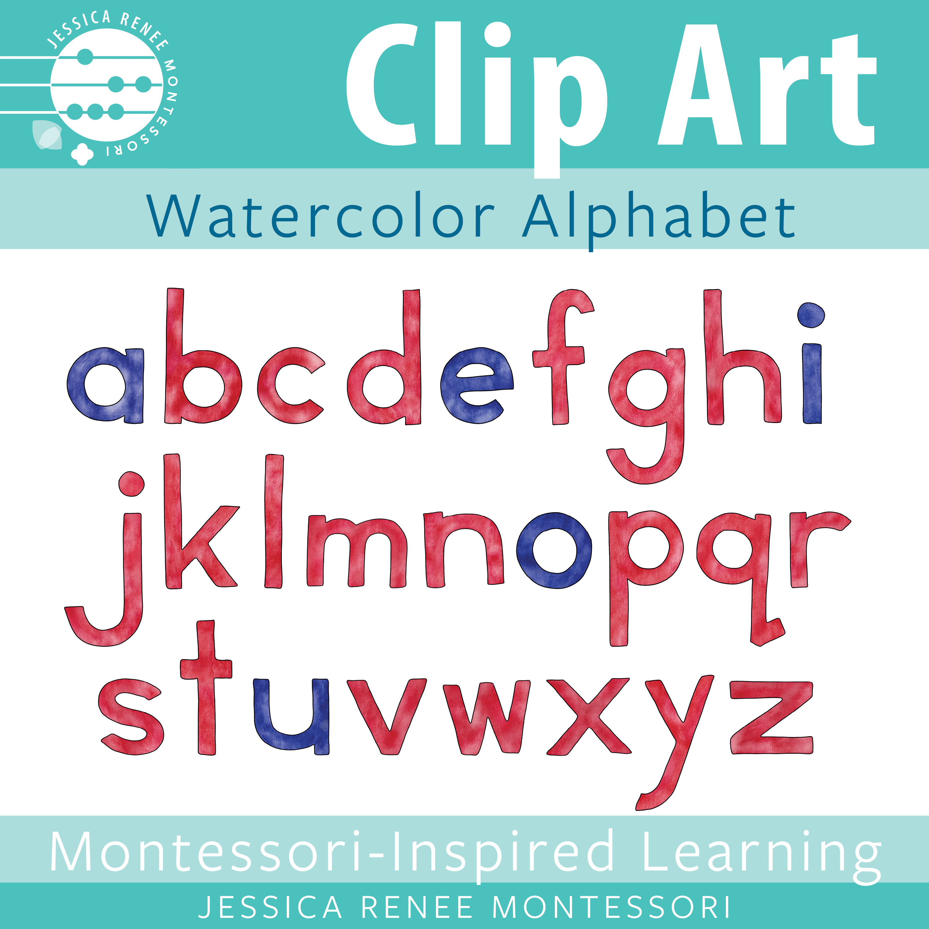 Montessori Moveable Alphabet Clip Art – JRMontessori