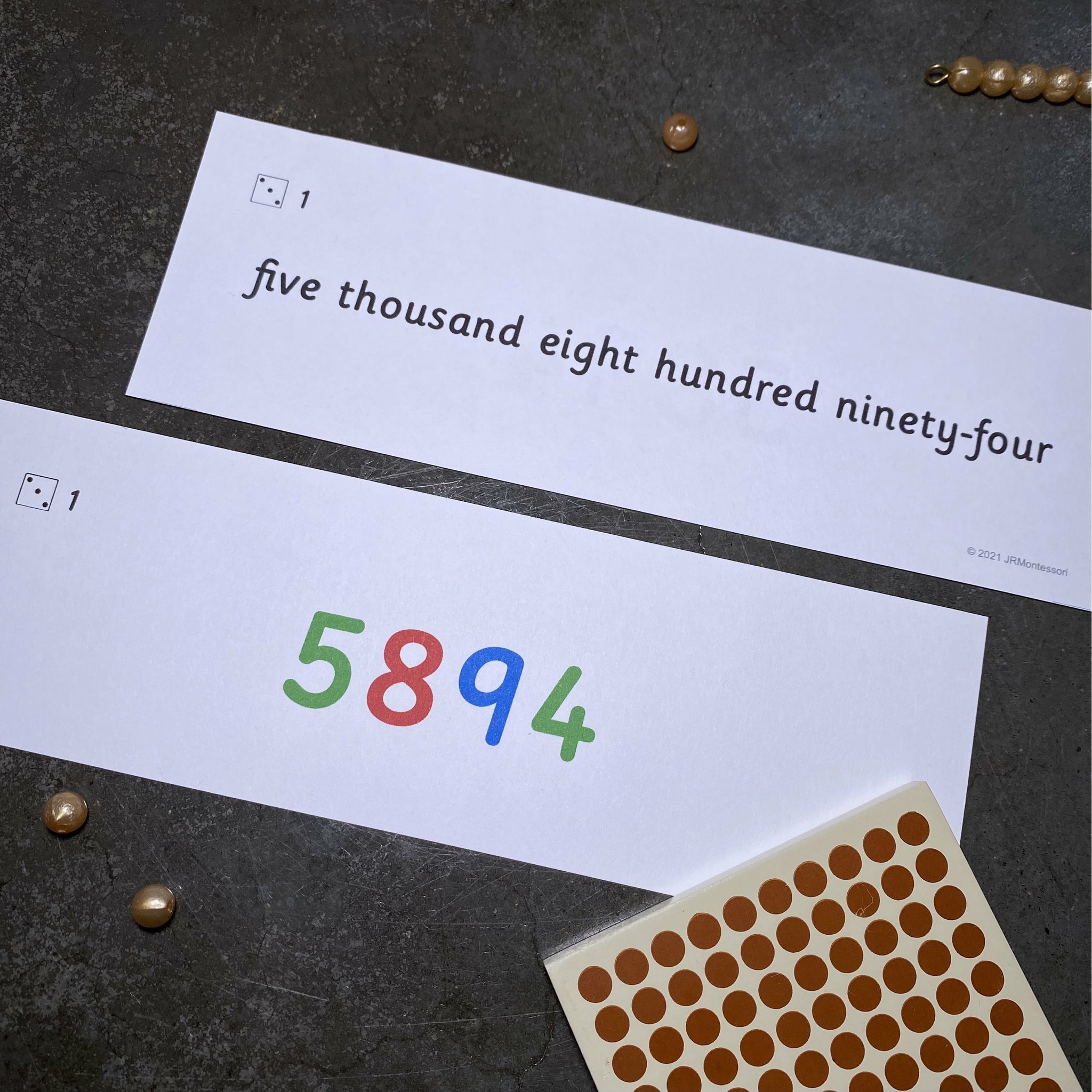 Montessori Math Place Value Notation Cards Bundle with Expanded Form a ...