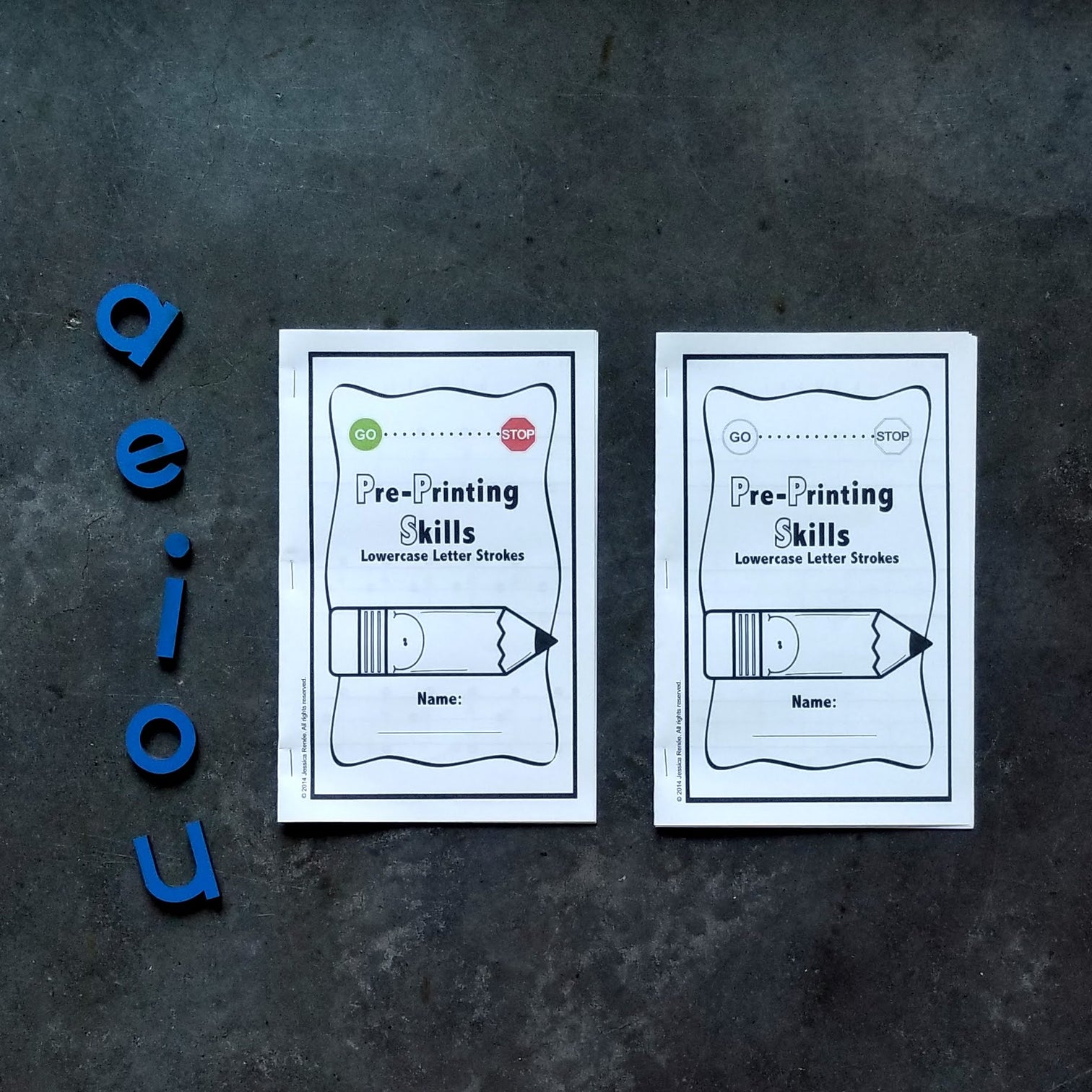 Pre-Writing and Printing Skills Booklets, Stroke Practice, Letter Form ...