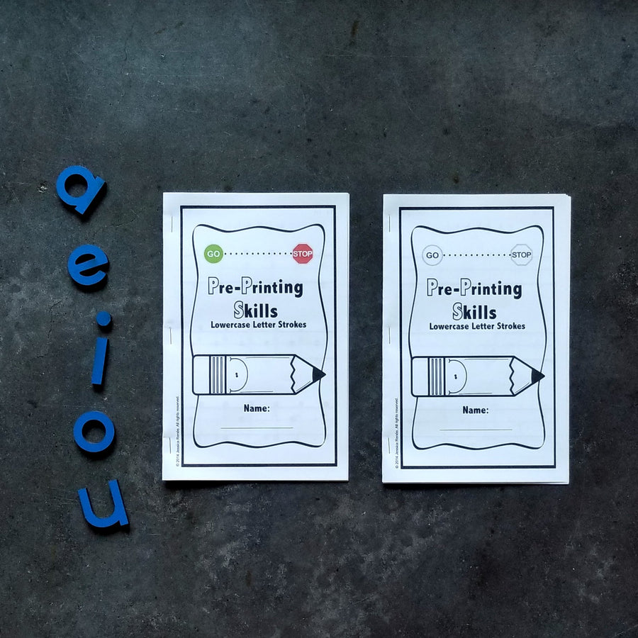 Pre-Writing and Printing Skills Booklets, Stroke Practice, Letter Form ...