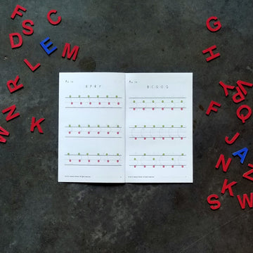 Pre-writing Booklet for Uppercase Letter Formation Practice – JRMontessori