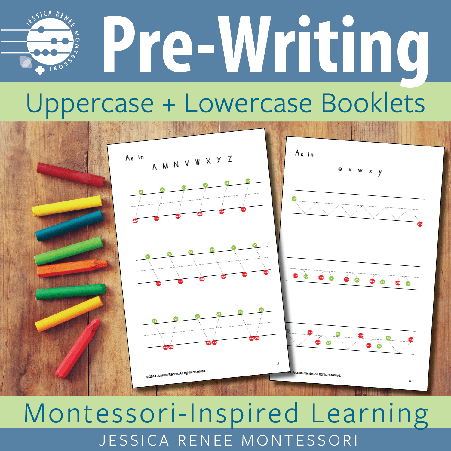 Pre-writing Booklets for Uppercase and Lowercase Letter Formation ...