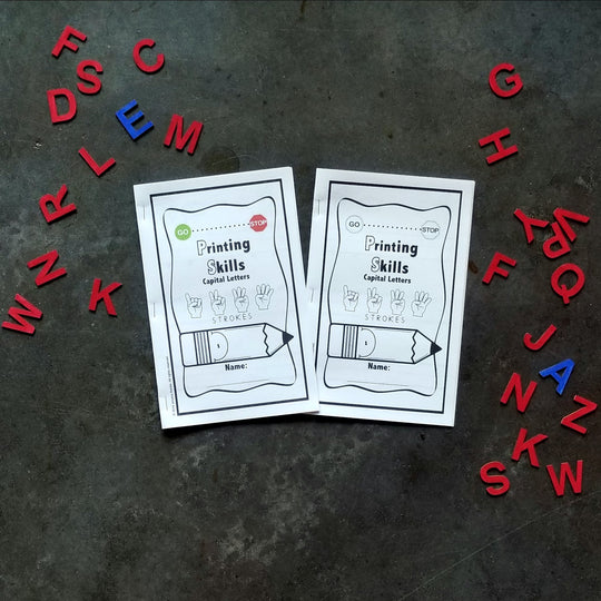 Pre-Writing and Printing Skills Booklets, Stroke Practice, Letter Form ...