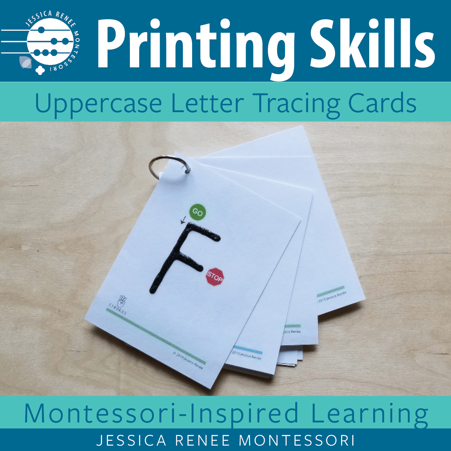 Printing Tracing Cards: Uppercase Alphabet – JRMontessori