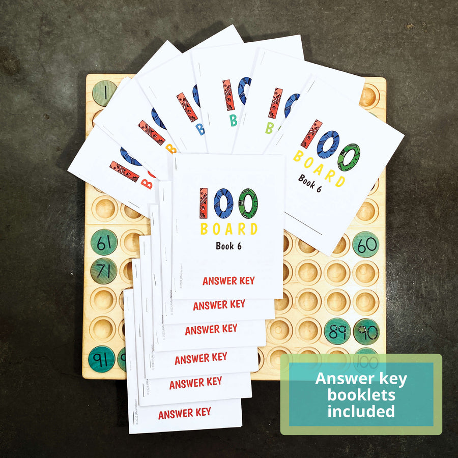 Montessori Math Hundred Board Booklets – JRMontessori