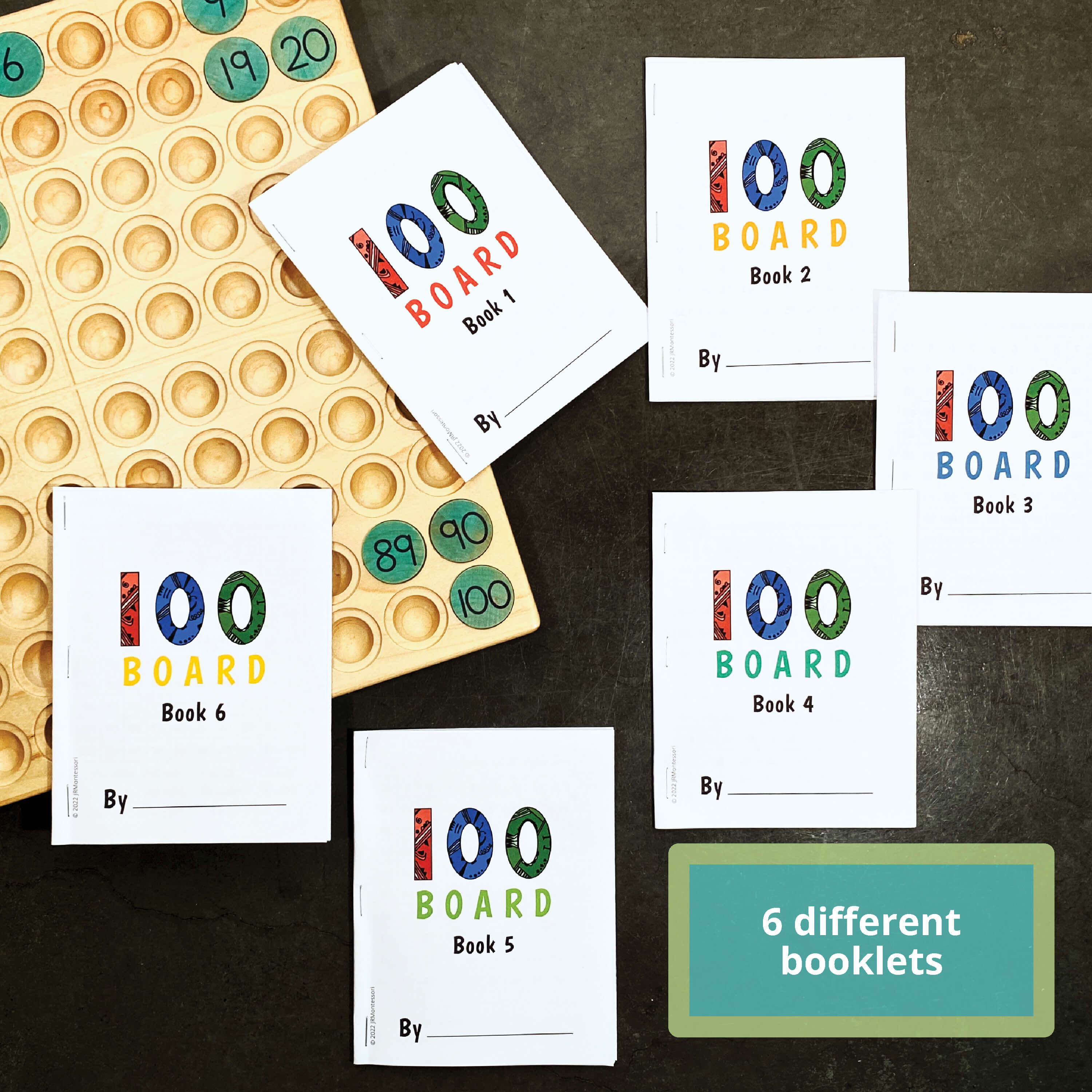 Montessori Math Hundred Board Booklets – JRMontessori