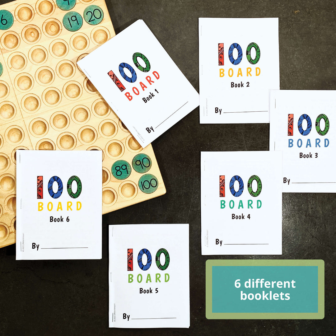 Montessori Math Hundred Board Booklets – JRMontessori
