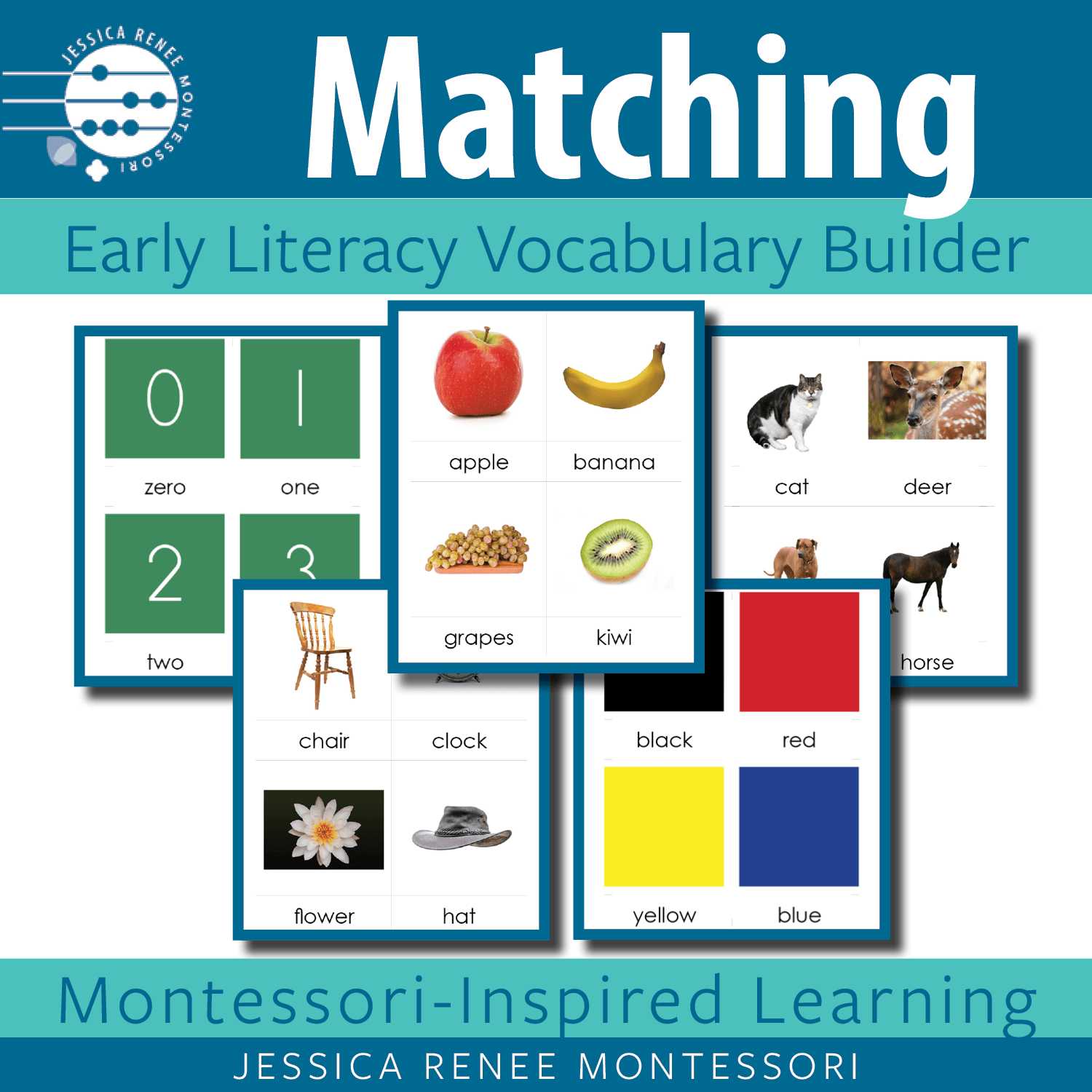 Montessori Word Match Worksheets