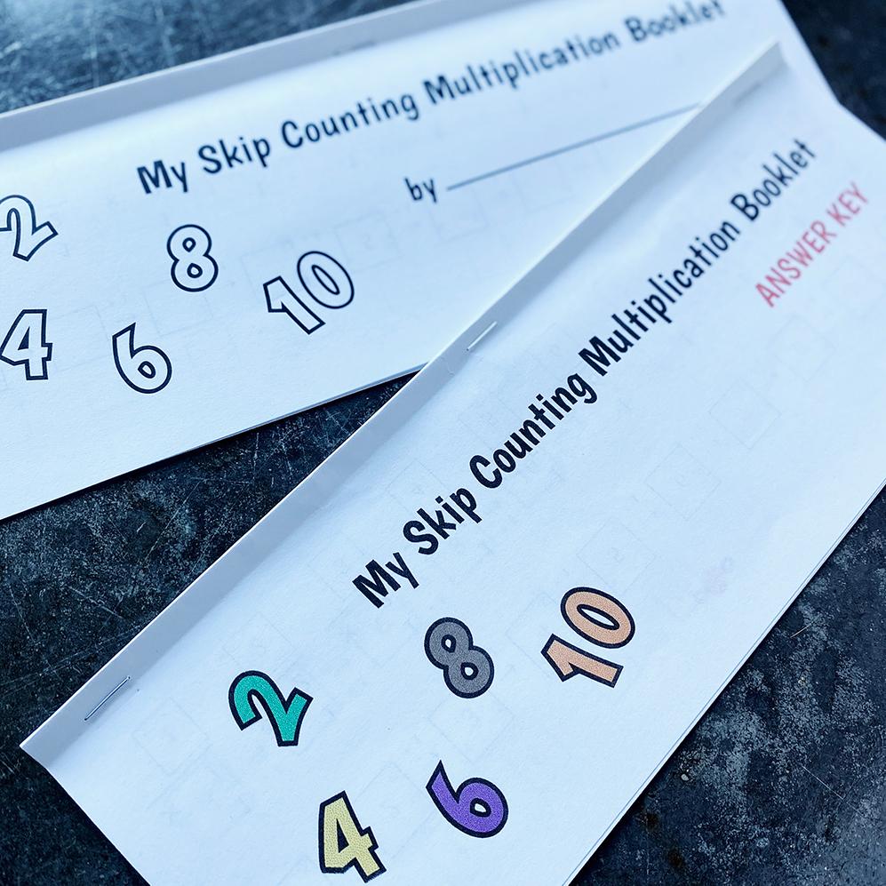 Montessori Skip Counting Multiplication Booklet – JRMontessori