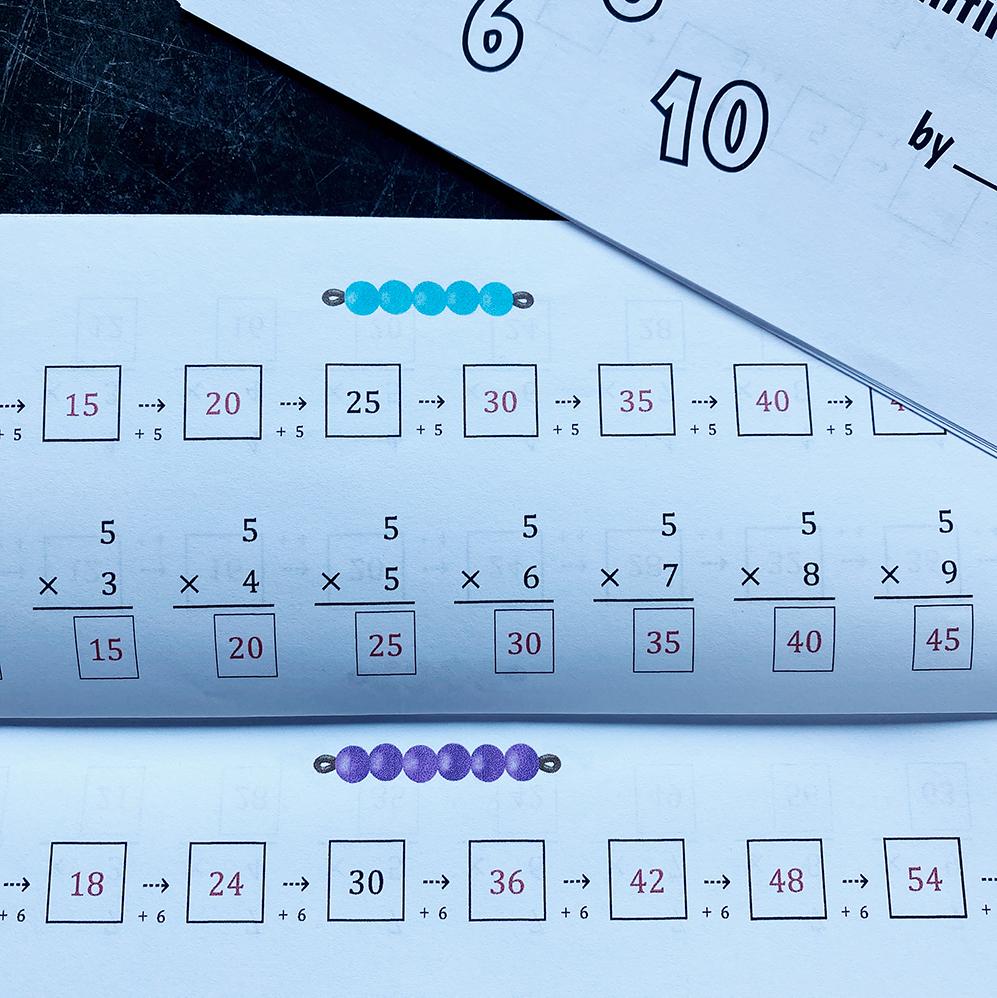 Montessori Skip Counting Multiplication Booklet – JRMontessori