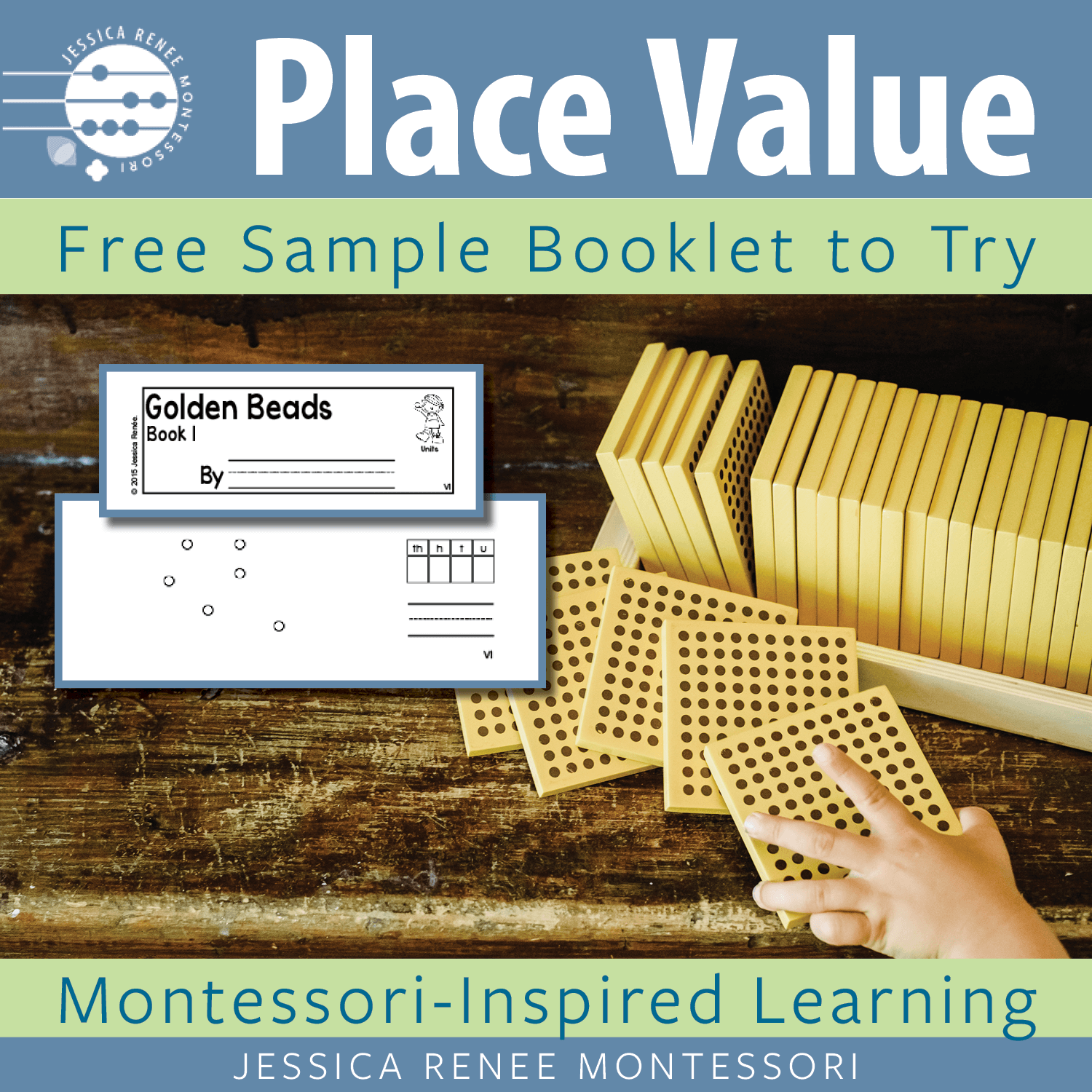 Montessori Math Place Value with Golden Beads Small Booklet Free Sampl ...