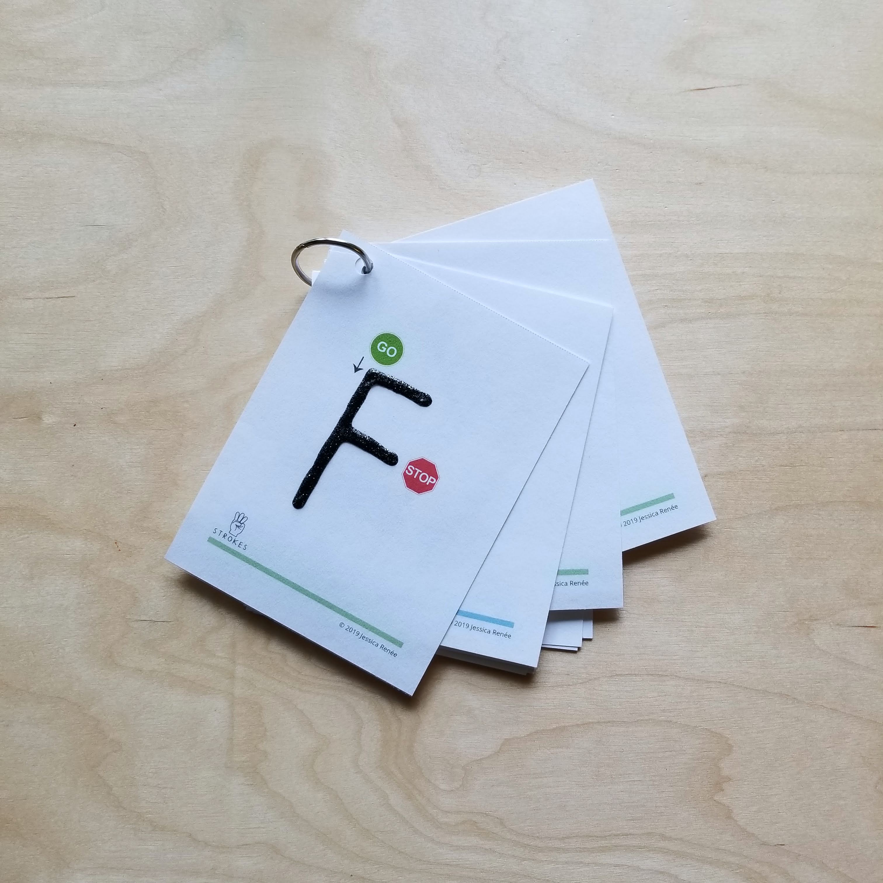 Printing Tracing Cards: Uppercase Alphabet – JRMontessori