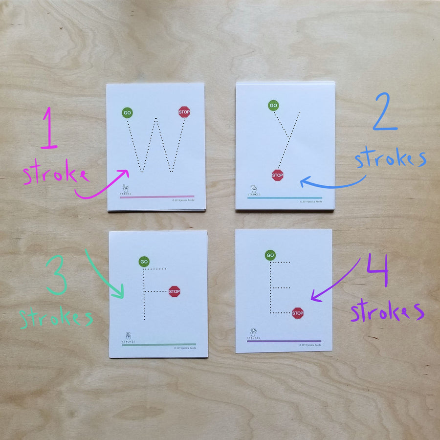 Printing Tracing Cards: Uppercase Alphabet – JRMontessori