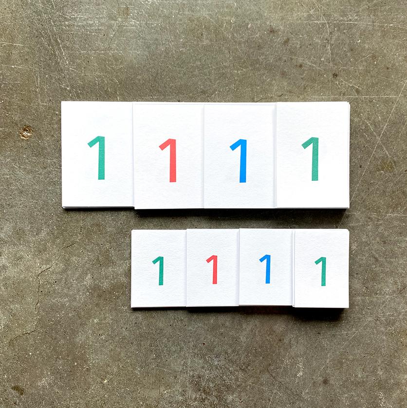 Montessori Math Large & Small Number Cards: Make 0-9999, Place Value P ...