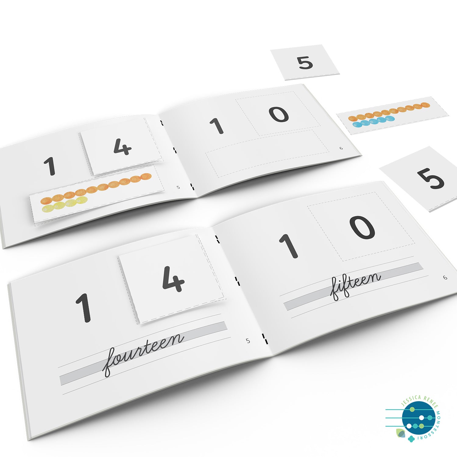 Montessori Math Tens and Teen Boards Booklets – JRMontessori
