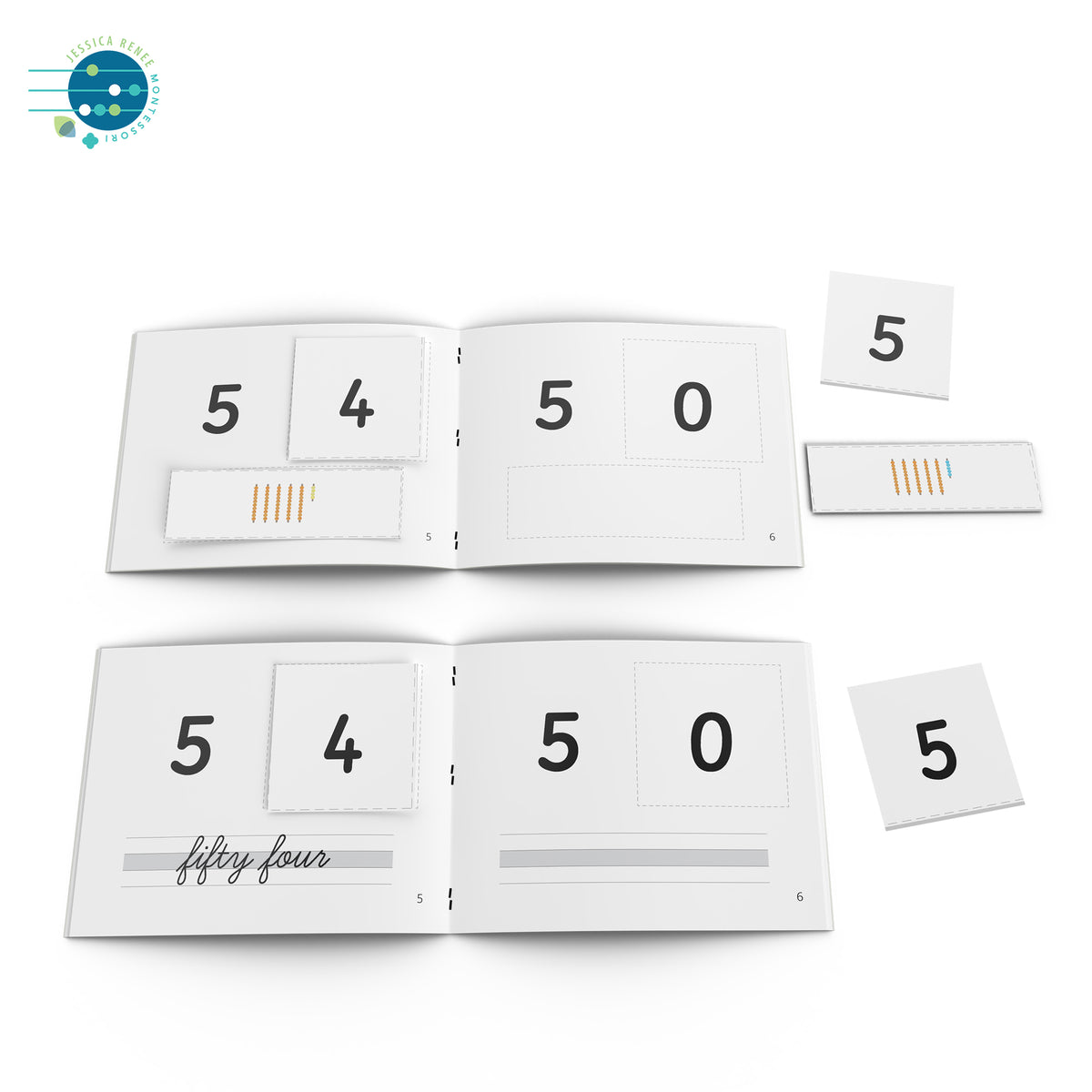 Montessori Math Tens Boards Booklets – JRMontessori